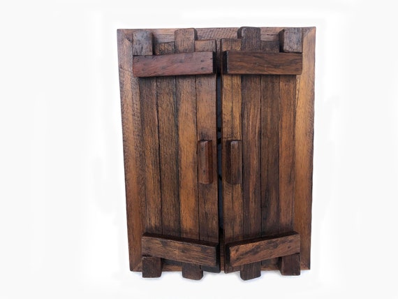 Rustic Picture Frame 4x6 Photo Frame Teak Wood Shutter Frame - Etsy