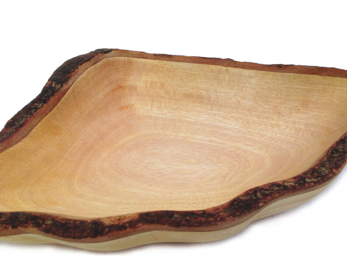 Rustic Bowl Unique Wood Bowl Serving Bowl Fruit Bowl Handmade - Etsy