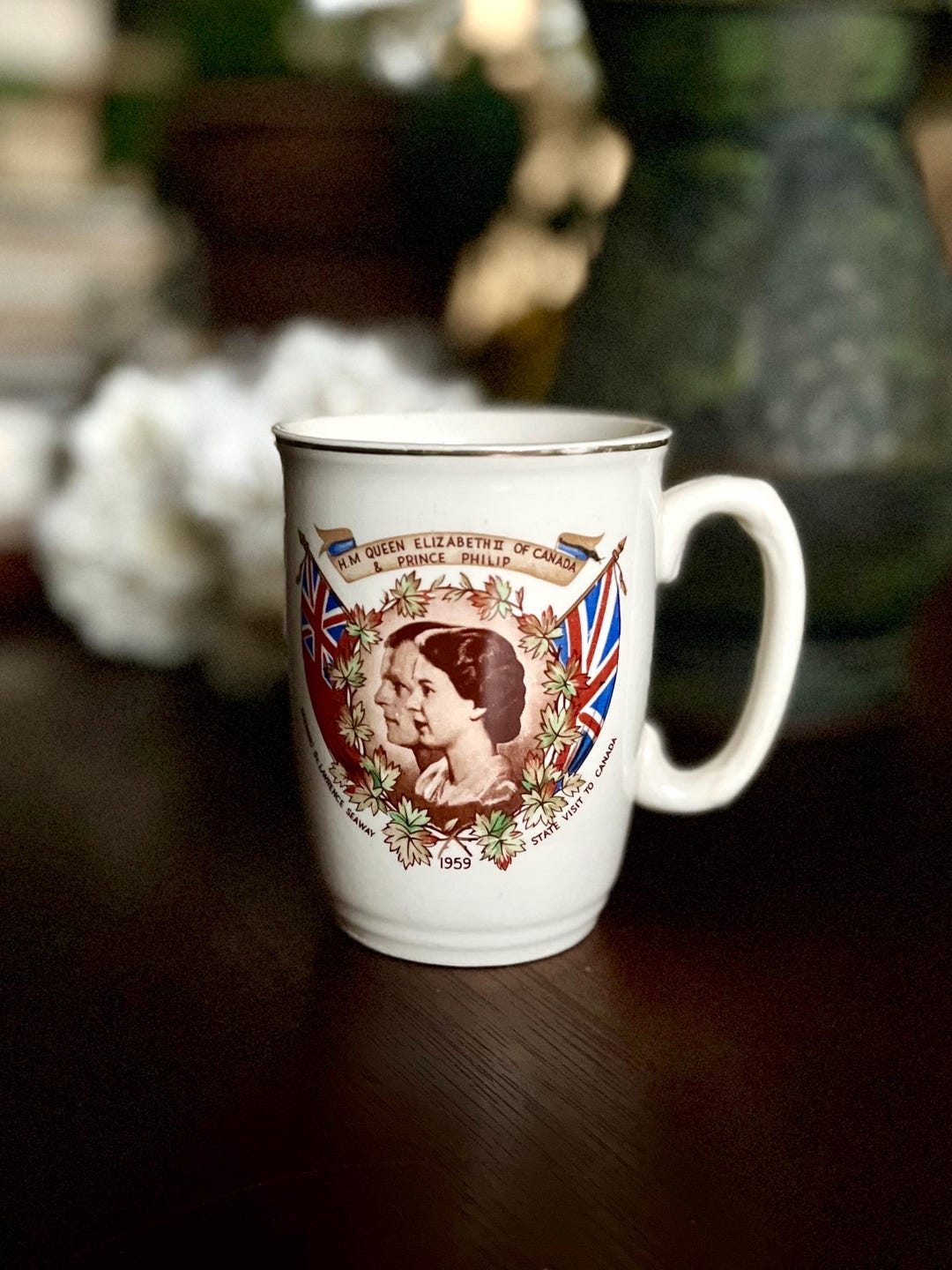 Vintage Queen Elizabeth II and Prince Philip Commemorative Mug - Etsy