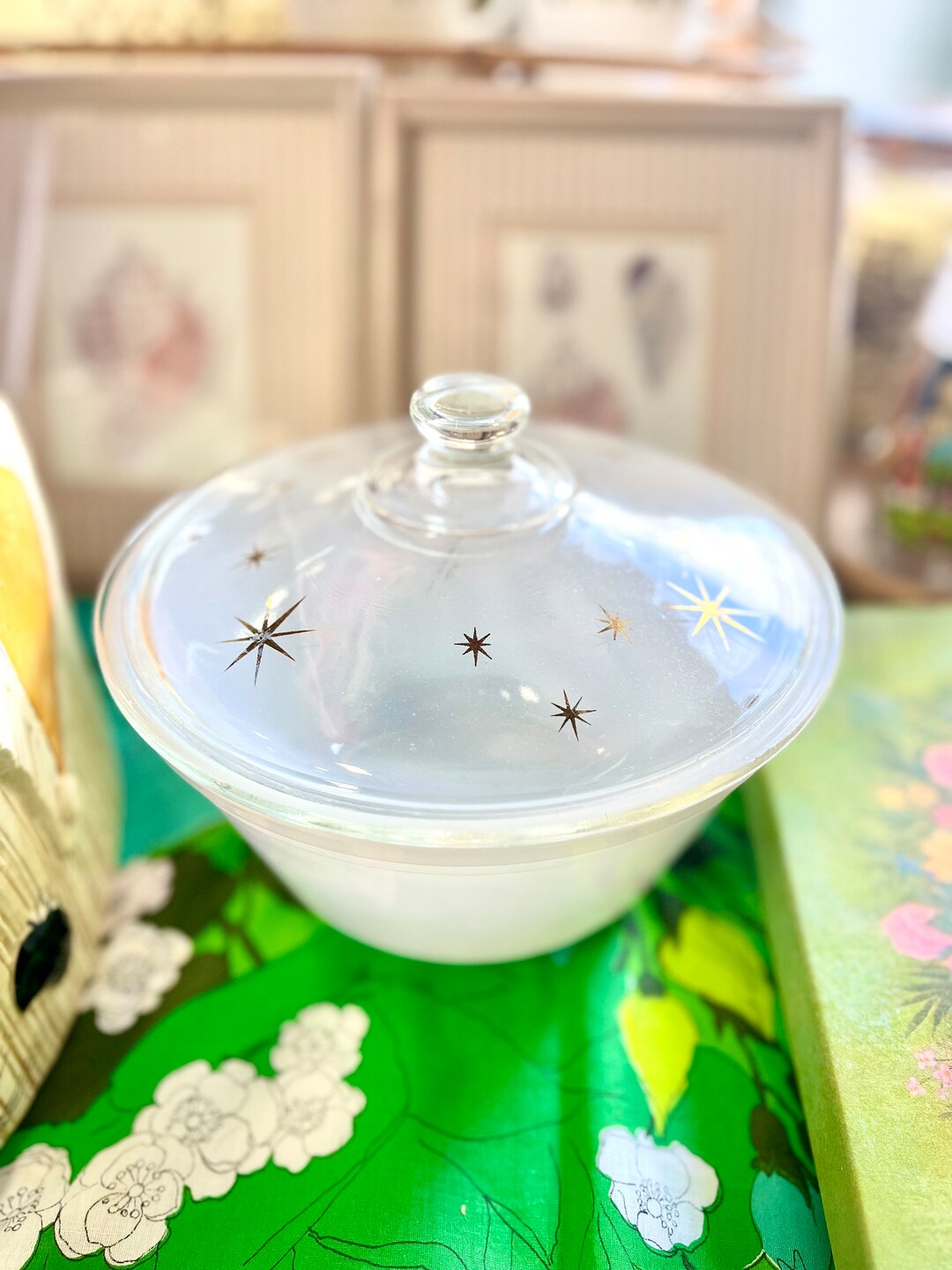 Vintage MCM Federal Glass Rodney Kent Starline Casserole Dish - Etsy