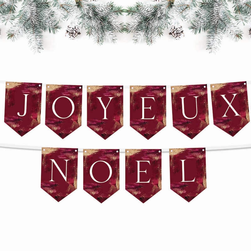 Joyeux Noel Sign - Etsy