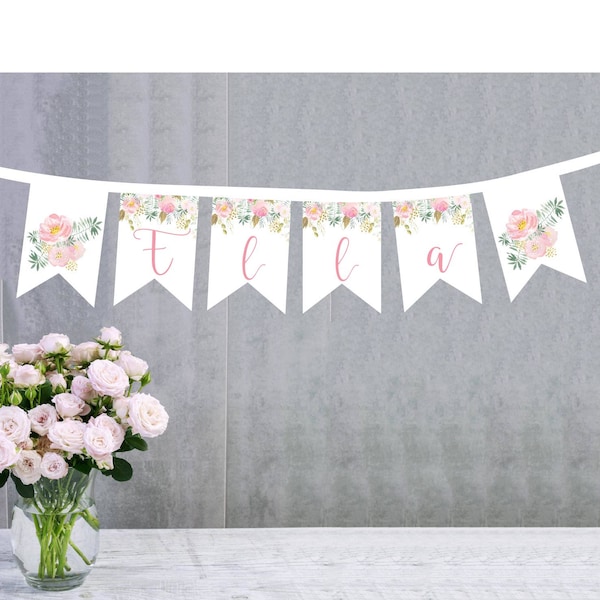 Floral Banner - Etsy