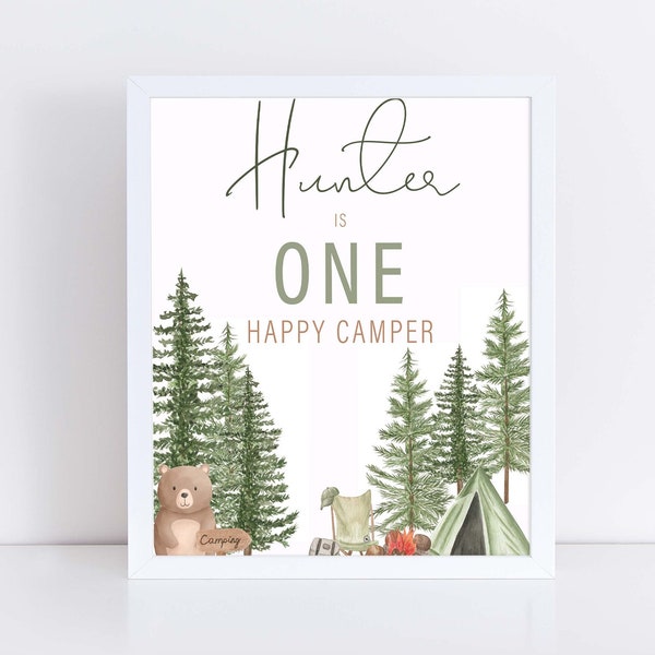 Welcome to Camp Bear Sign - Etsy
