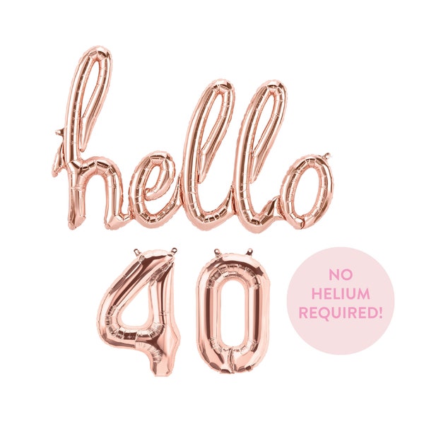 Hello 40 - Etsy