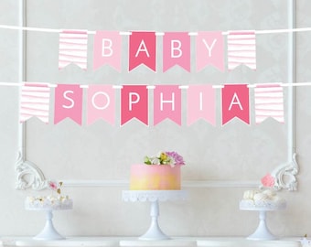Welcome Baby Banner Baby Shower Banner Welcome Baby Girl - Etsy