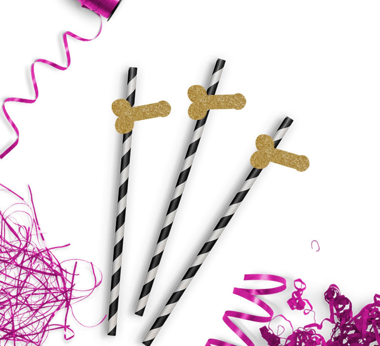 Bachelorette Party Straws Funny Party Straws Paper Party - Etsy