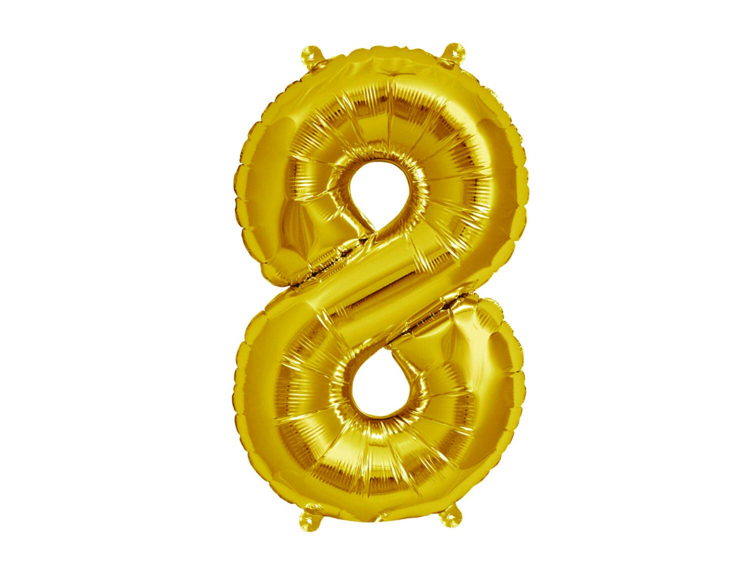 34” Giant Number 8 Balloon - Giant Gold or Silver Balloon - Party Decor ...