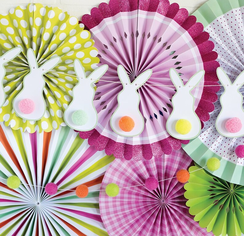 Bunny Hop Tail Banner Kit Some Bunny is One Theme Banner - Etsy