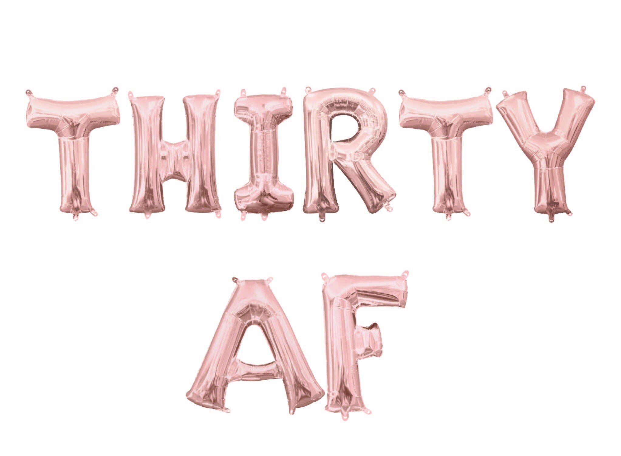 Thirty AF Balloon Banner 30th Birthday Balloons Funny - Etsy Canada