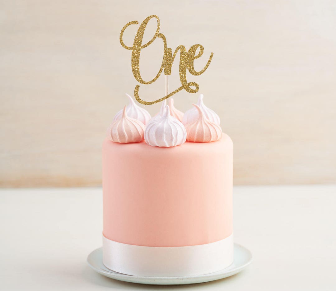 One Cake Topper - 1st Birthday Topper - Birthday Cake Topper - 1st ...