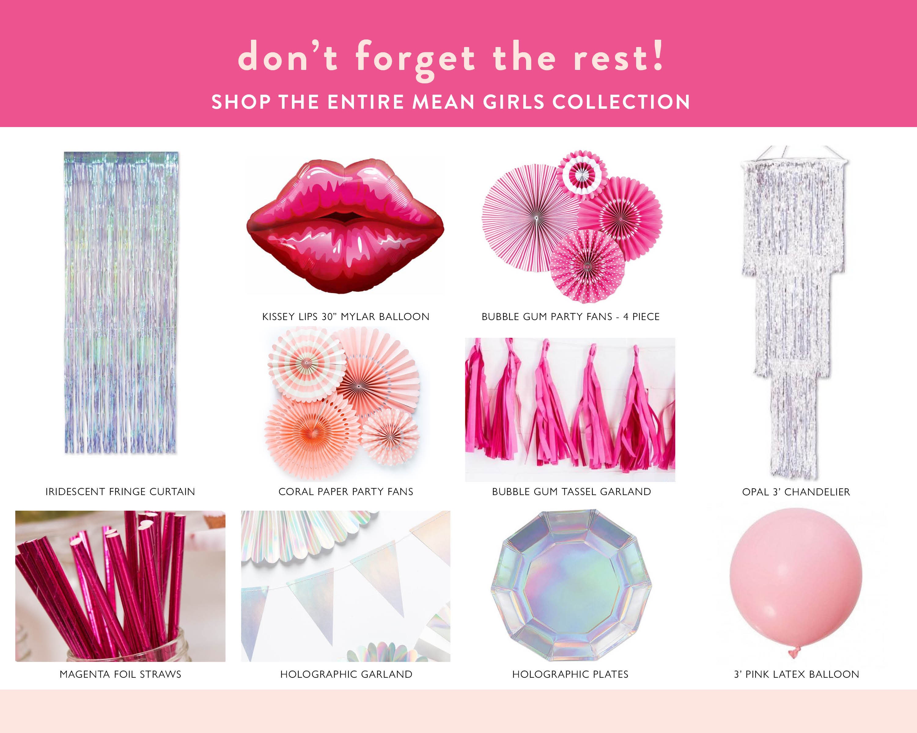 So Fetch Balloon Banner Mean Girls Theme Decor Birthday - Etsy Canada