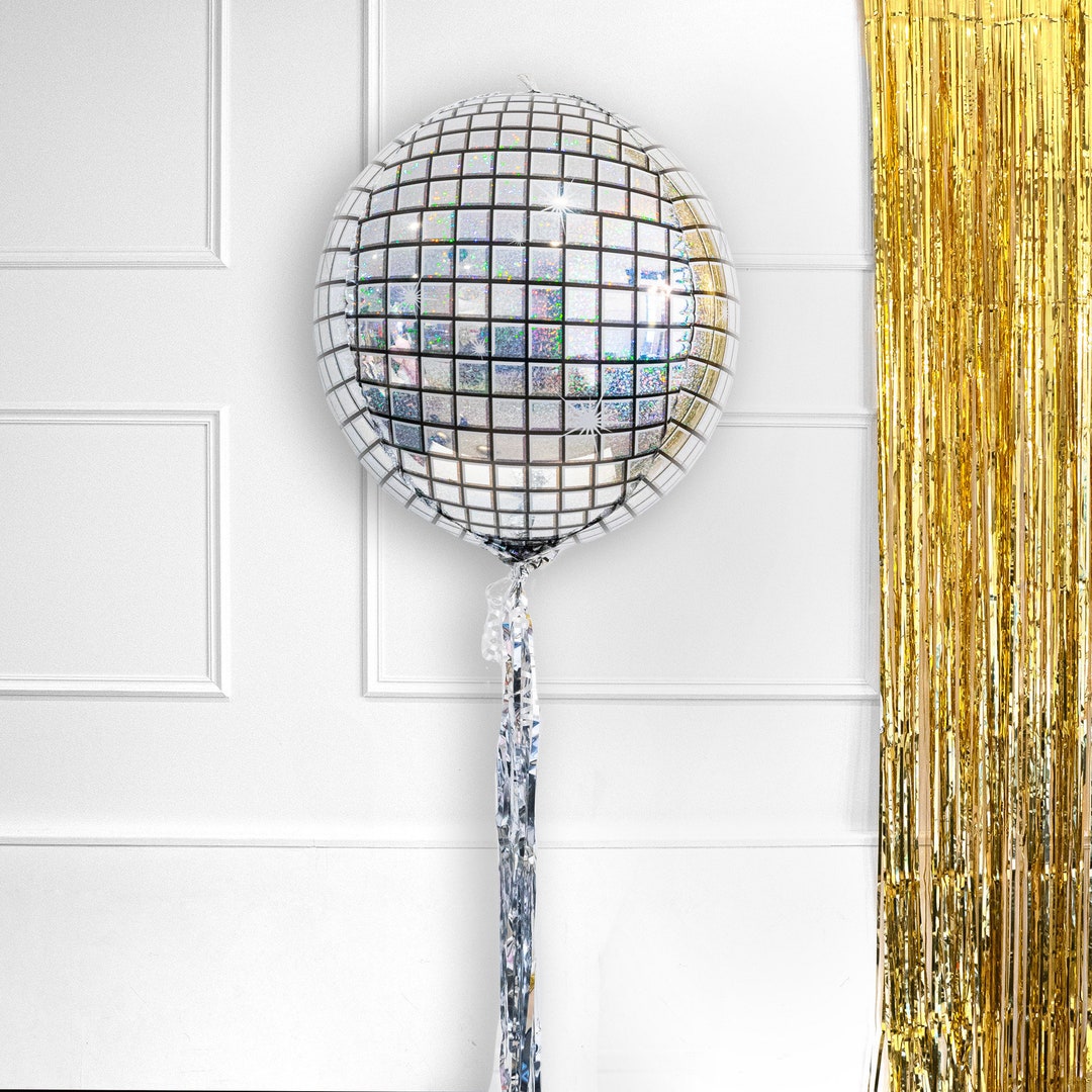 NYE Disco Ball Balloon - 15" Balloon - NYE Party Decor - Happy New Year ...