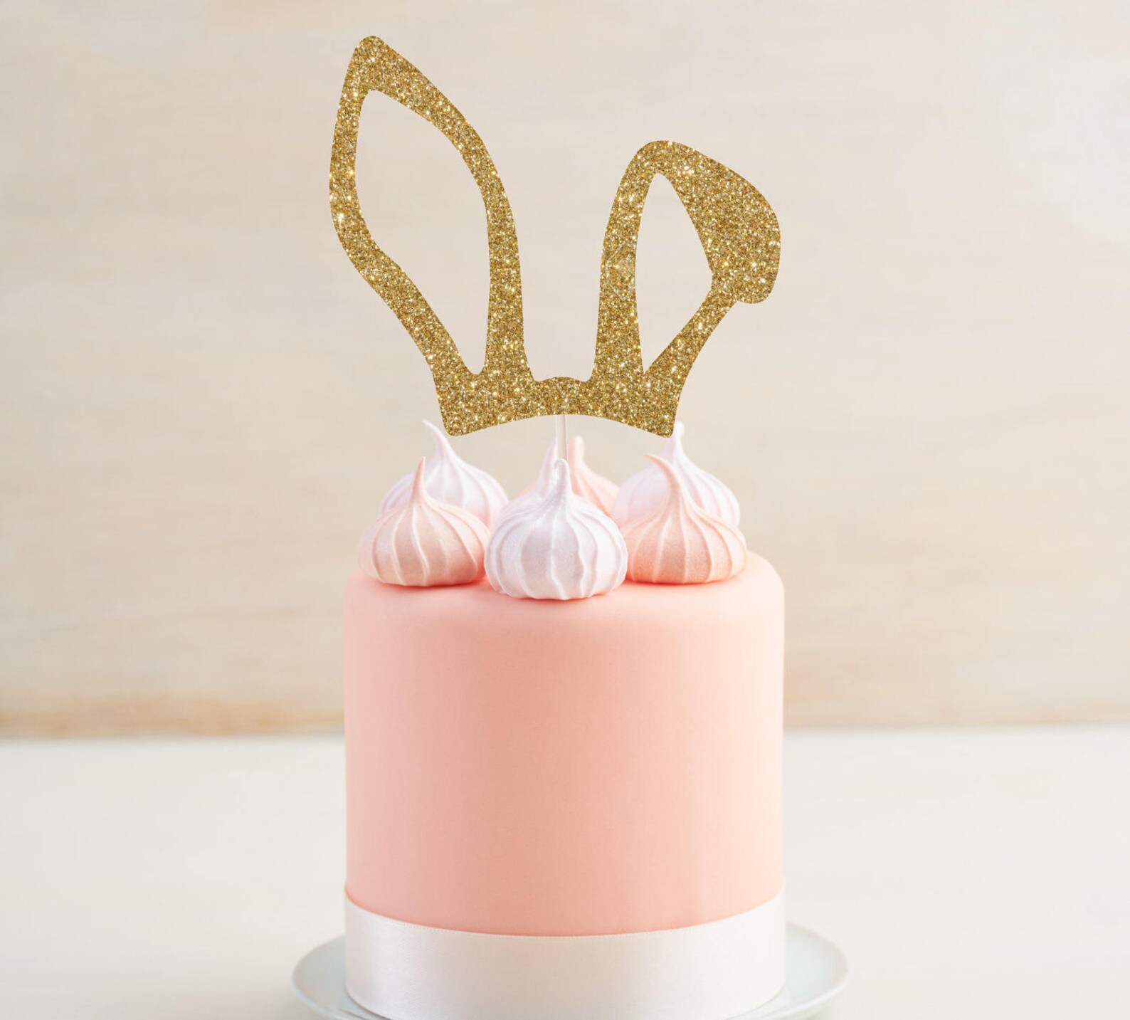 Bunny Ears Cake Topper Easter Decorations Easter Party - Etsy