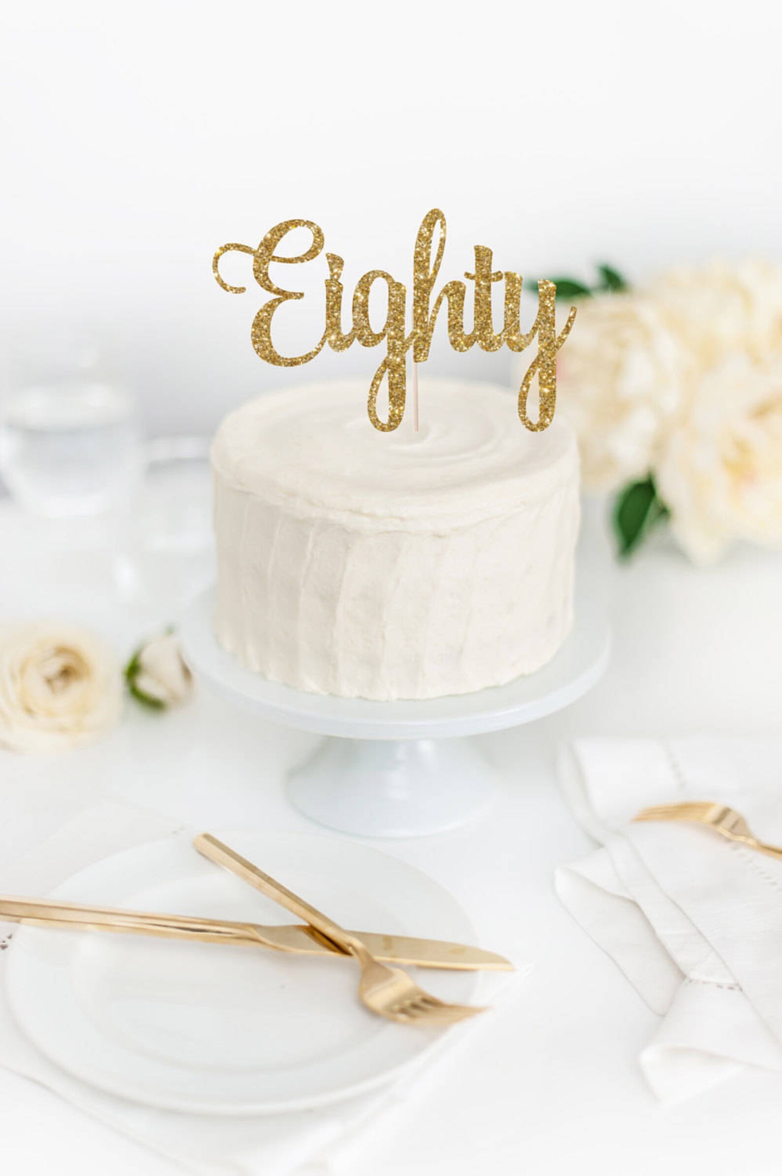 Eighty Birthday Topper Eightieth Birthday Decor 80th - Etsy