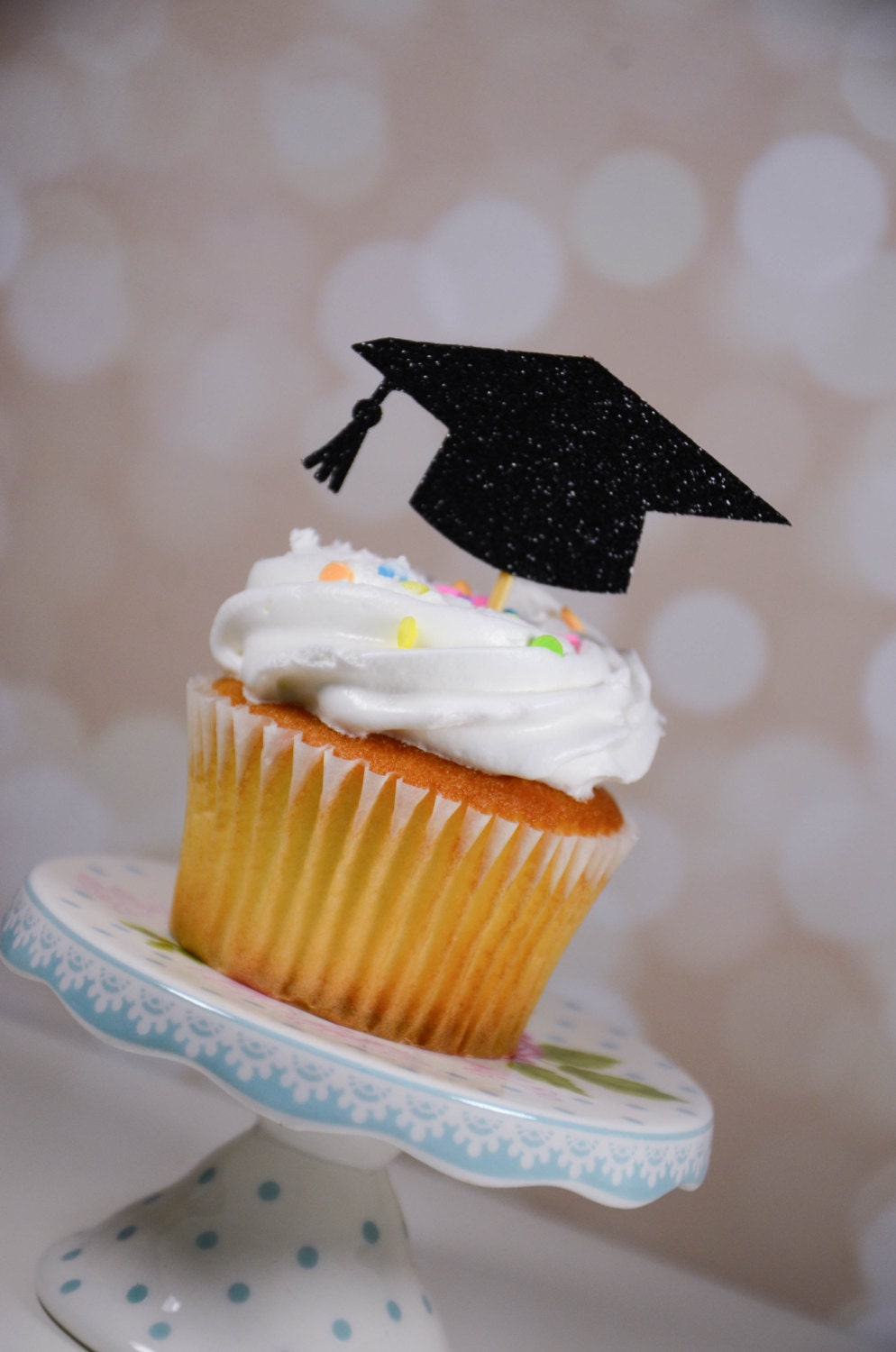 Graduation Hat Cupcake Toppers Graduation Party Graduation - Etsy