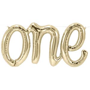 One Script Balloon - First Birthday Party - Birthday Decor - Smash Cake ...