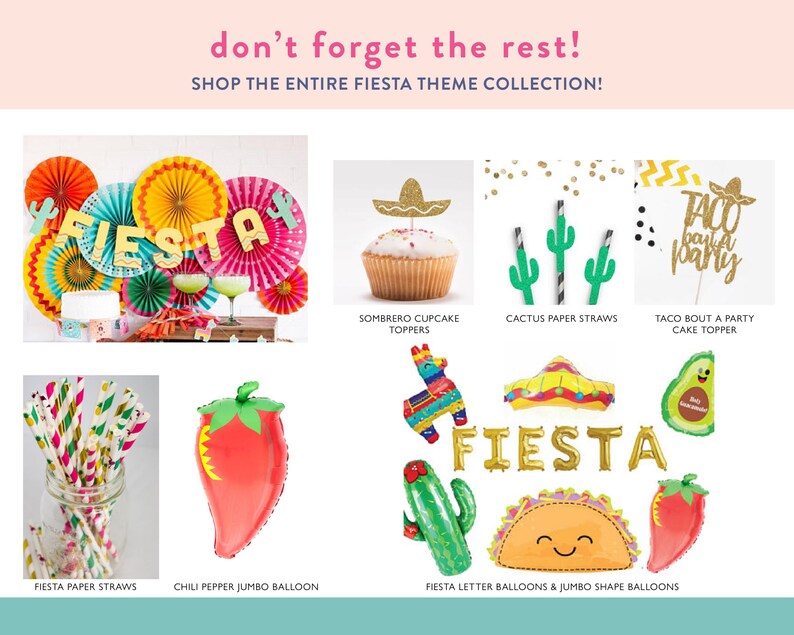 Guac This Way Balloon Banner Fiesta Decor Cinco De Mayo | Etsy