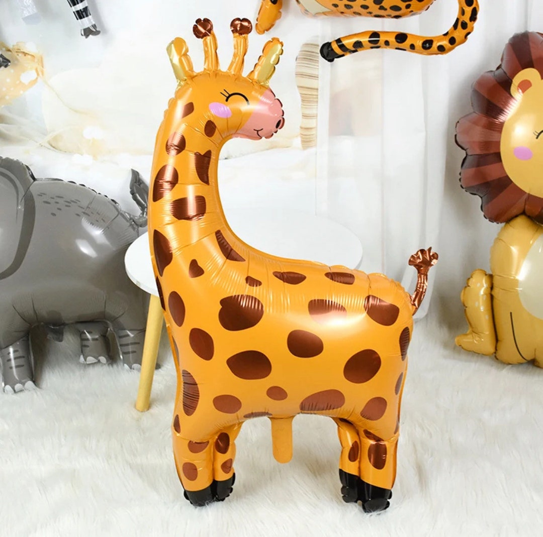 Large Giraffe Balloon - Safari Theme - Jungle Themed Birthday Party ...