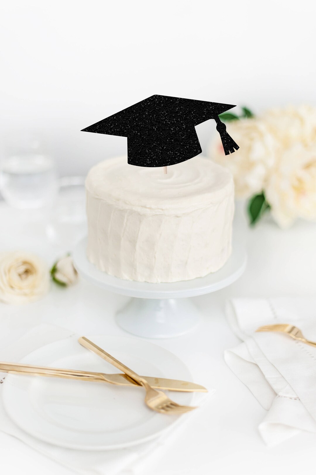 Grad Cap Cake Topper - Graduation Cake Topper - Graduation Decor ...