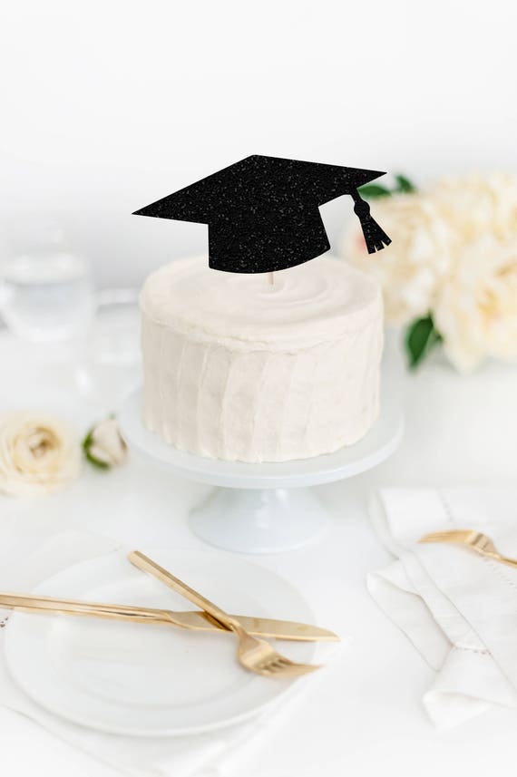 Grad Cap Cake Topper Graduation Cake Topper Graduation - Etsy