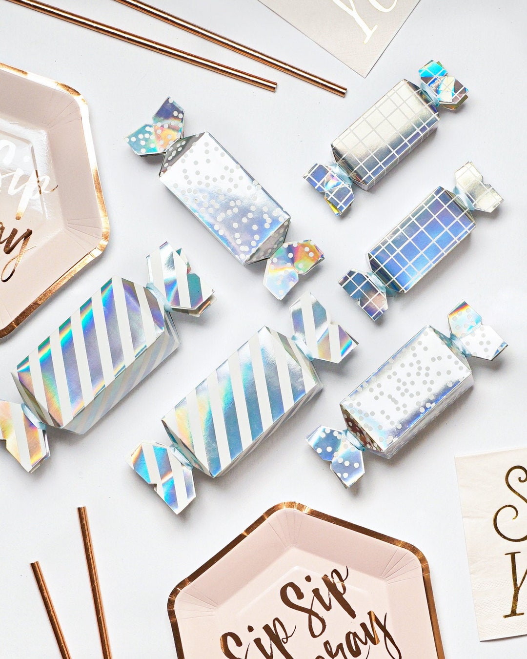 Bon Bon Treat Boxes - Set of 6 - Candy Boxes - Bridal Gift Boxes ...