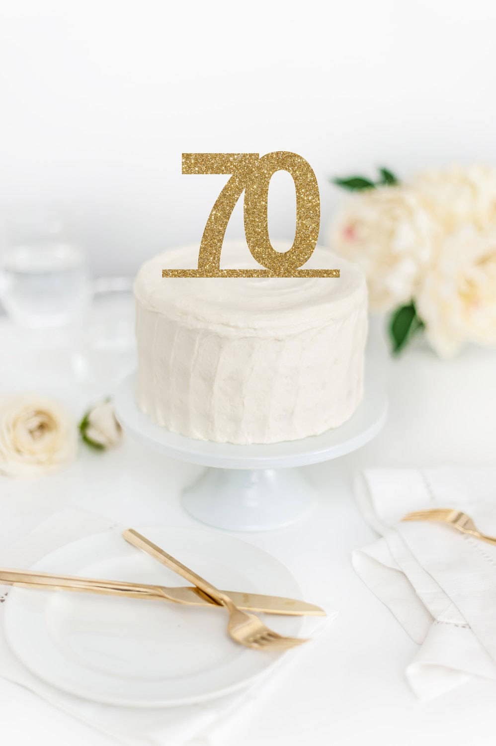 70 Cake Topper 70th Cake Topper 70th Birthday Party Decor - Etsy Canada