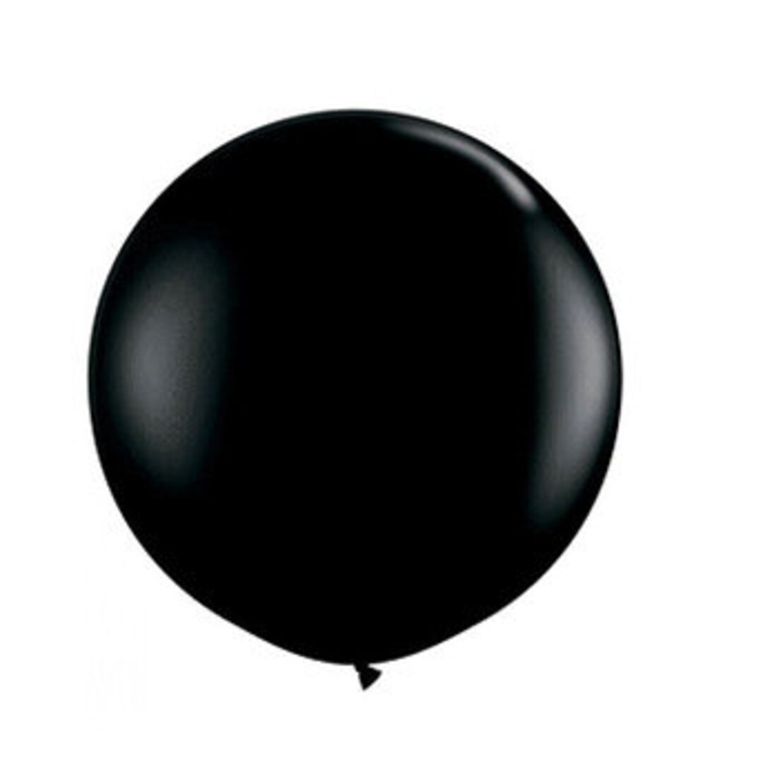 36" Black Latex Balloon - Qty 1 - Wedding Decor - Giant Balloon - Smash ...