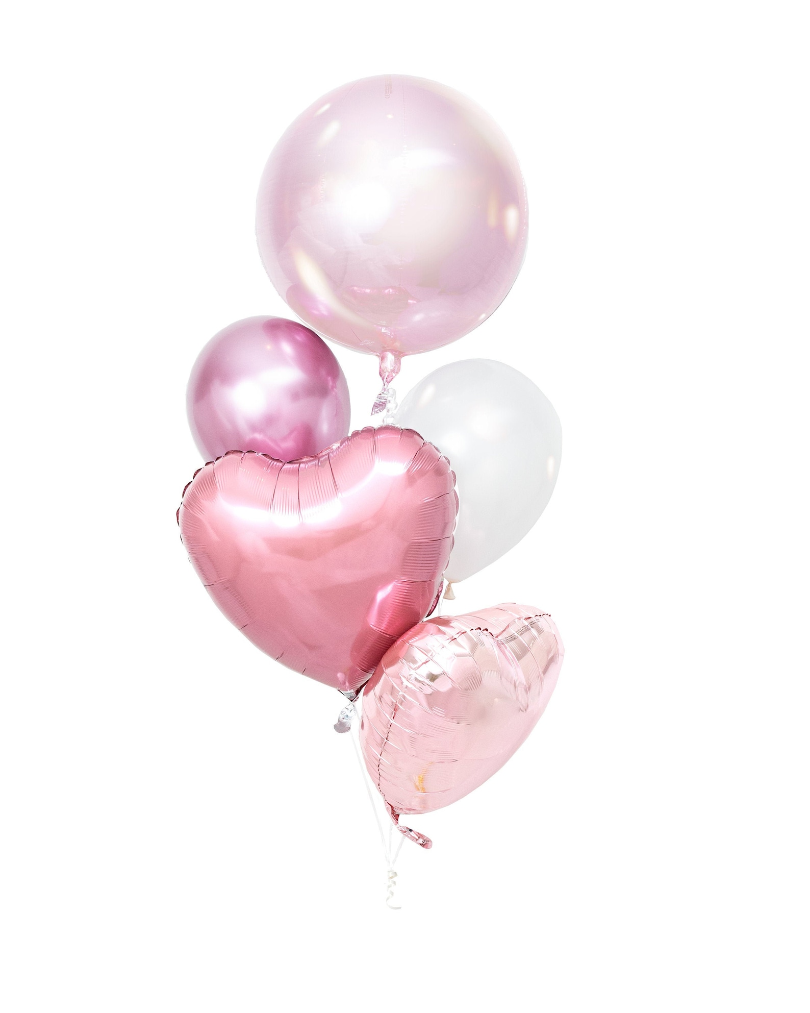 Pink Balloon Bundle - Girl's Birthday Decor - Birthday Balloons - Pink ...