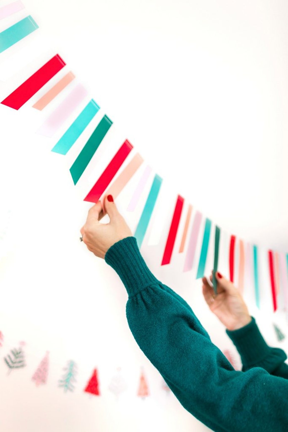 Ticker Tape Banner Pre-strung 8ft Long Christmas Party - Etsy