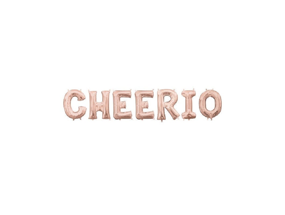 Cheerio 16" Mylar Balloon Letter Banner - Farewell Party - Goodbye ...