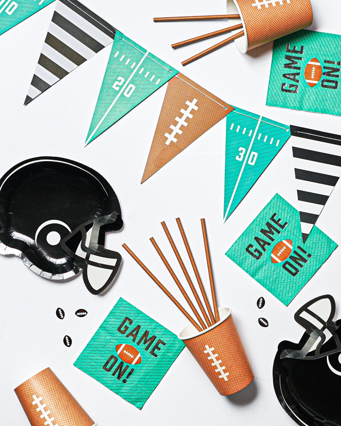 Tailgate Party Banner - Football Party Banner - Football Party Garland ...