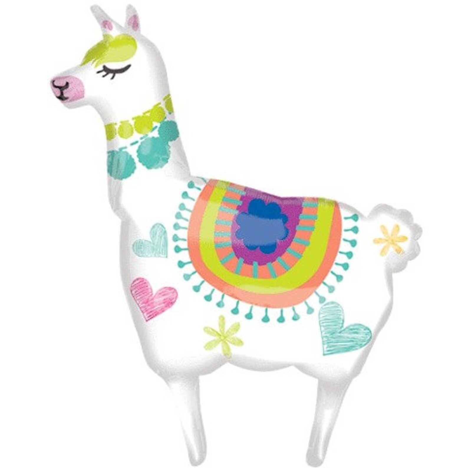 Giant Llama Balloon - 41" Tall - Fiesta Decor - Cinco De Mayo Themed ...