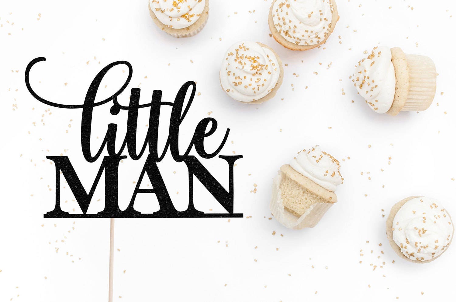 Little Man Cake Topper - Boy's First Birthday Decor - Smash Cake Photo ...