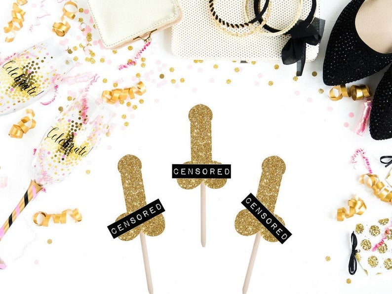 Bachelorette Cupcake Toppers - Set of 12 - Funny Cupcake Toppers - Last ...