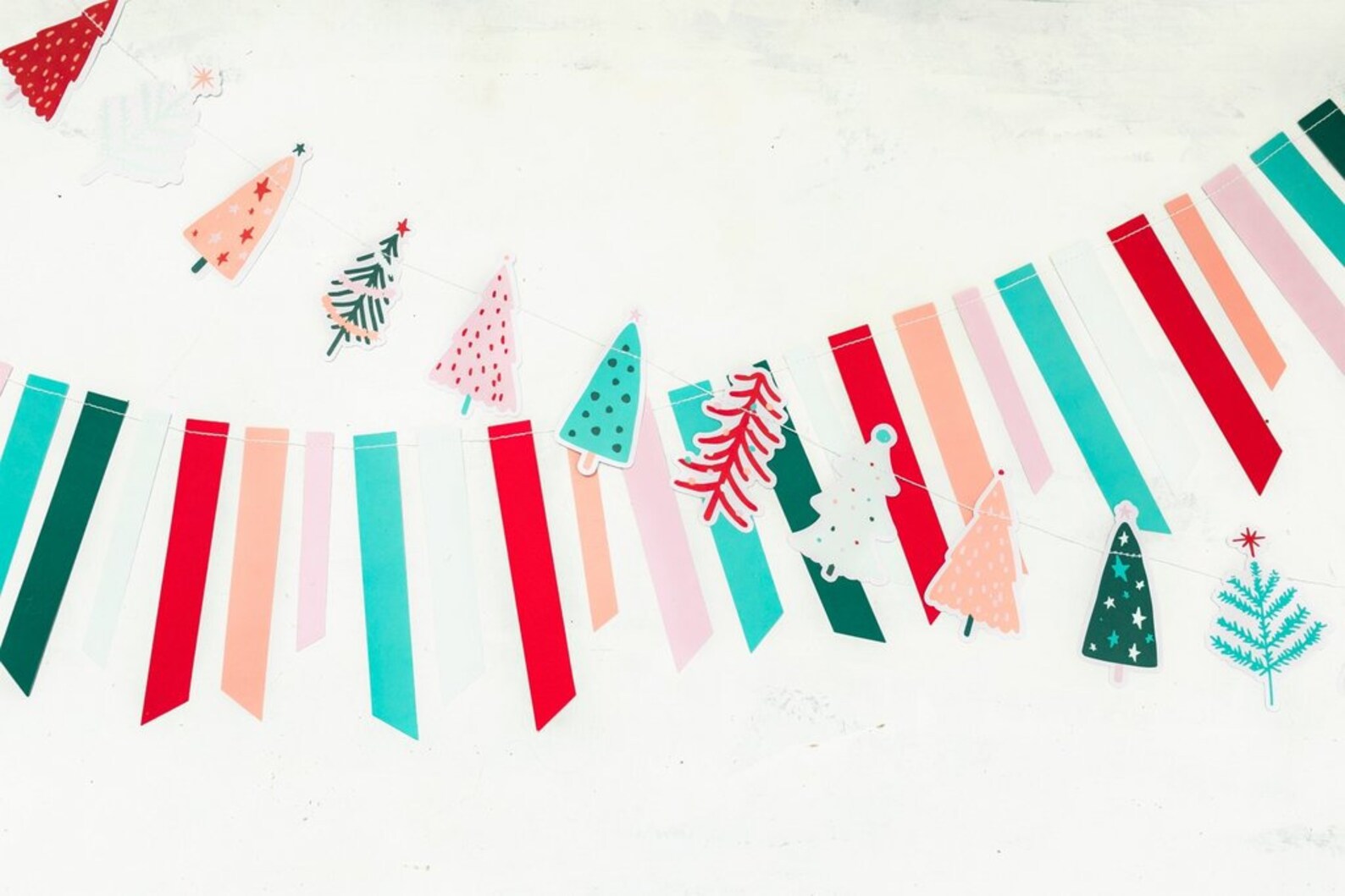 Ticker Tape Banner Pre-strung 8ft Long Christmas Party - Etsy