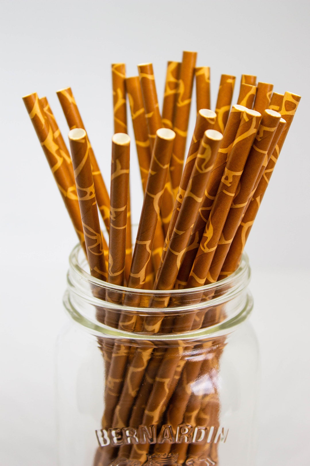 Giraffe Print Straws - Animal Print Straws - Zoo Theme - Safari Theme ...