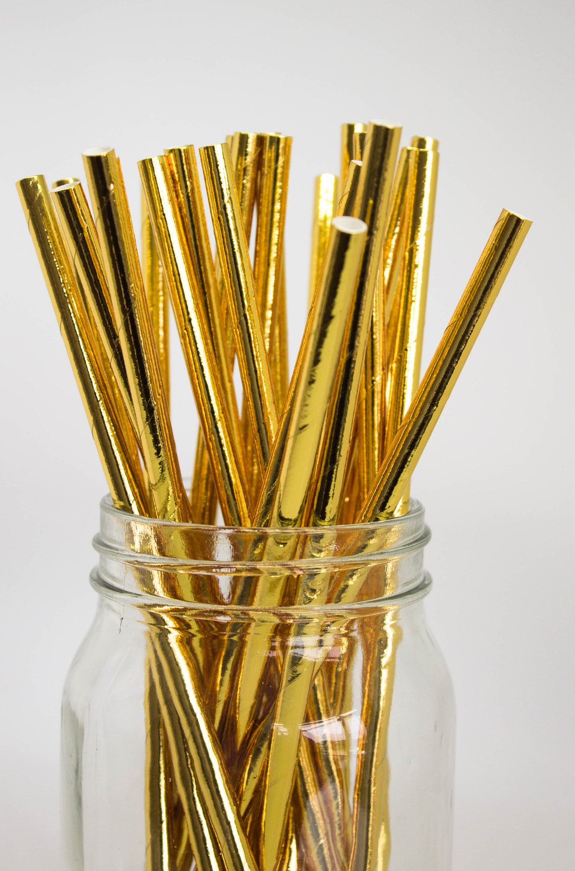 Gold Foil Straws - Metallic Straws - Cake Pop Sticks - Bridal Shower ...
