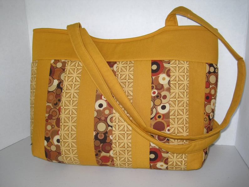 Handbag Fabric Purse Multi-colored Gold Tote Women's Accessories ...