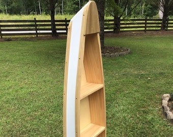 Canoe Shelves, Boat Shelf Boat Bookshelf, Nautical Shelves for Rustic ...
