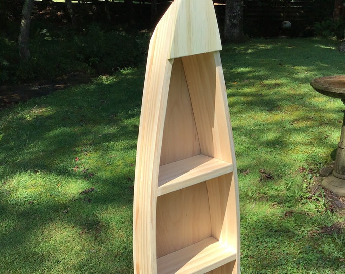 Unfinished 33” Boat Shelves Canoe Shelf Row Boat Shelf DIY Ready to ...