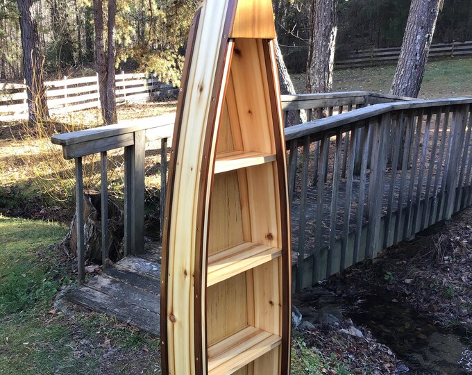 Solid Cedar Canoe Shelves Boat Shelf Nautical Shelving Solid - Etsy