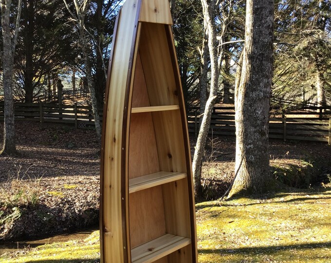 Solid Cedar Canoe Shelves Boat Shelf Nautical Shelving Solid Wood Cabin ...