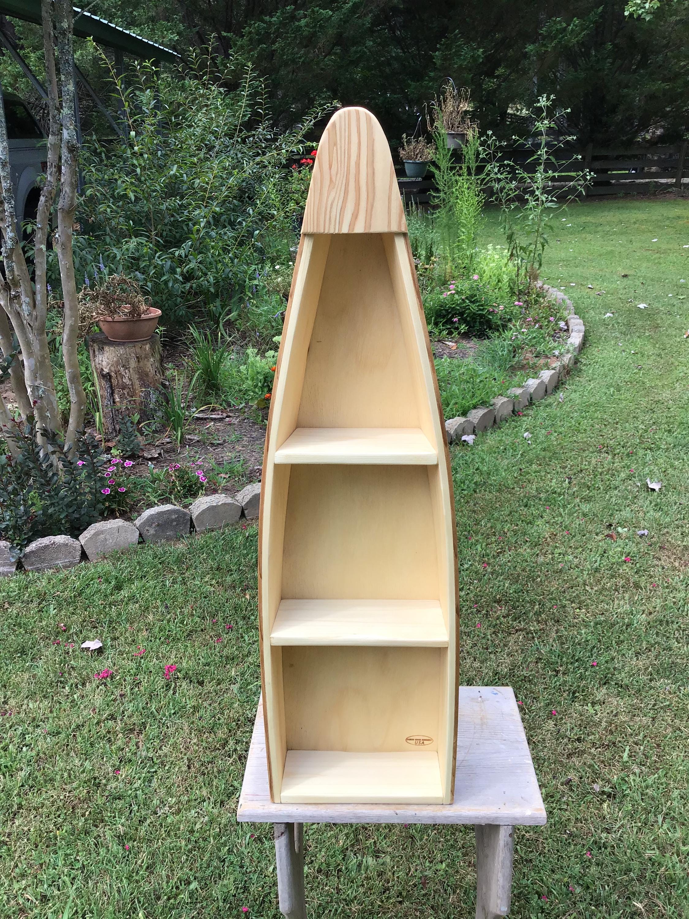 Cottage Style Navy Boat Shelf Canoe Shelves Nautical Boat Shelf Beach ...