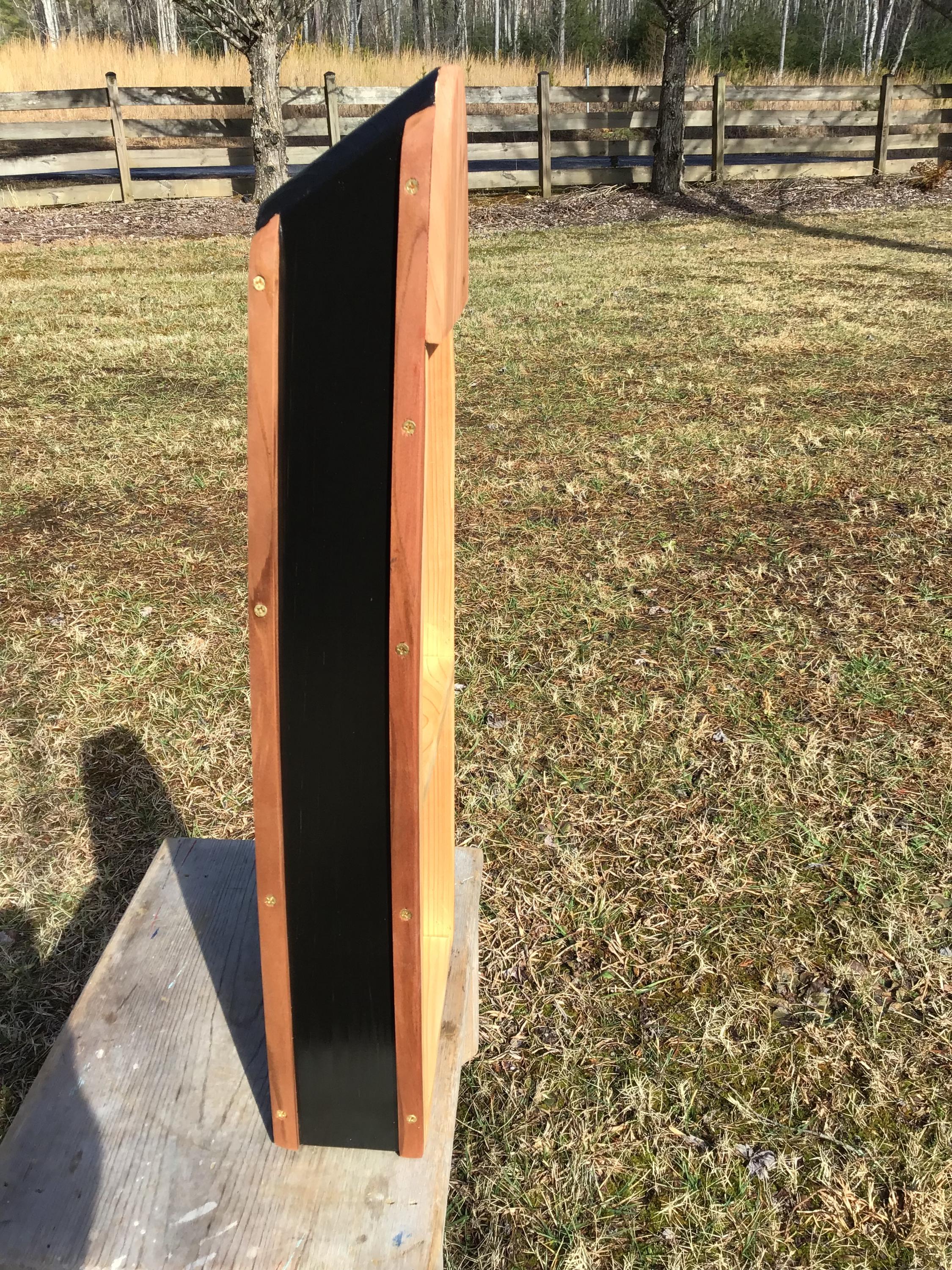 Handmade 24” Solid Cedar Wooden Canoe Boat Shelf Rowboat Shelves Rustic ...