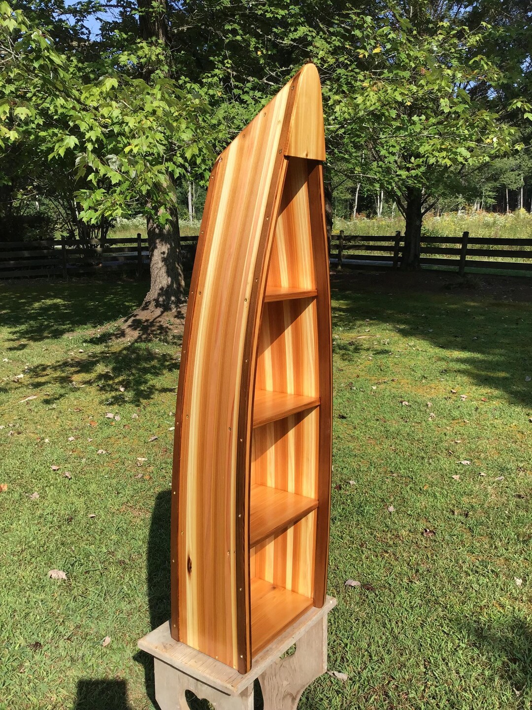 Canoe Shelves, Boat Shelf Boat Bookshelf, Nautical Shelves for Rustic ...