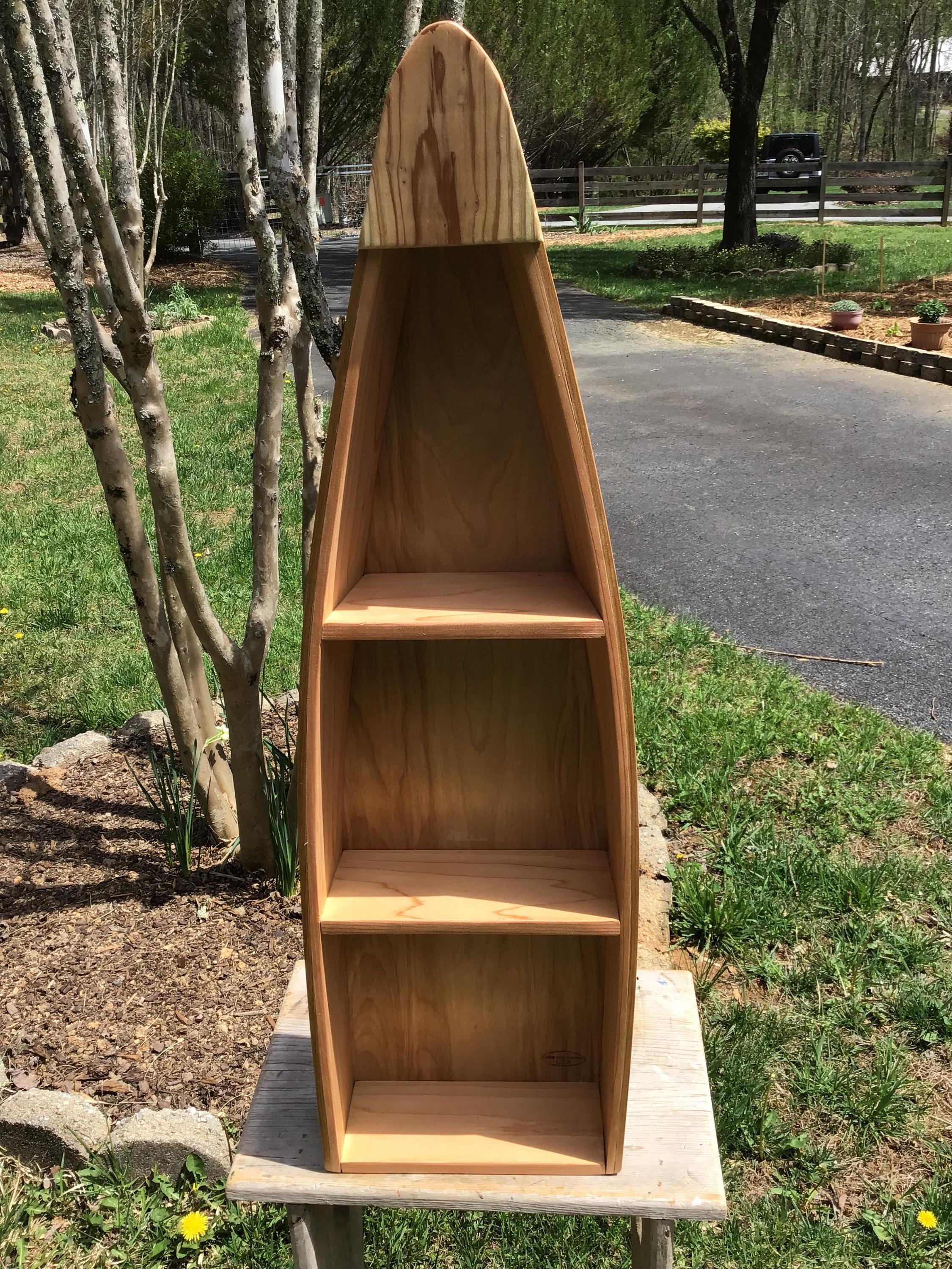 Boat Shelves Canoe Shelf Row Boat Shelves Nautical Log Home Decor - Etsy