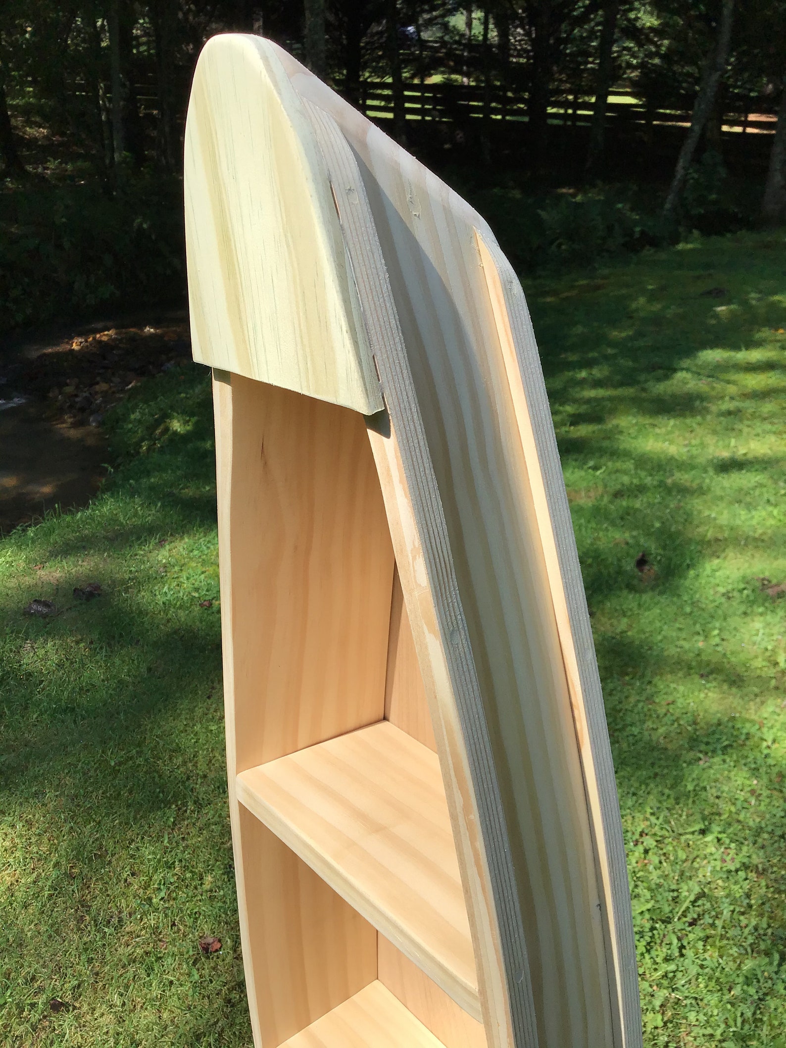 Unfinished 33 Boat Shelves Canoe Shelf Row Boat Shelf DIY Ready to ...