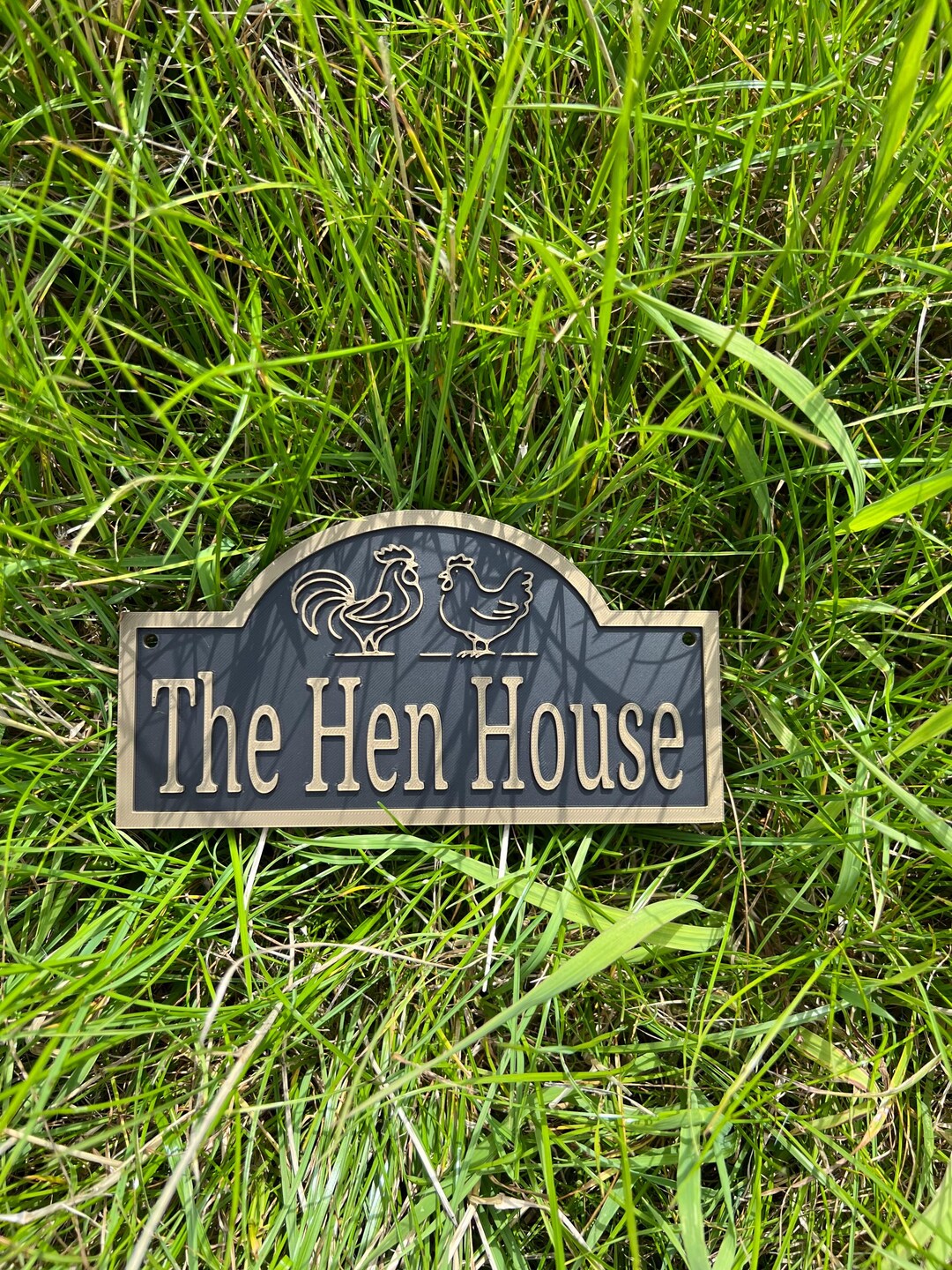 The Hen House Yard Signs Chicken Coop Fluffybutts Name Plate Sign ...