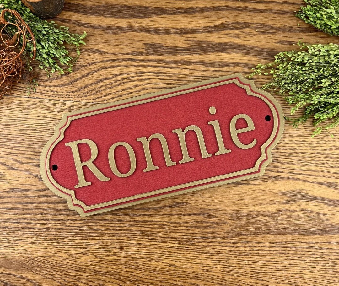Personalised Custom Classic Traditional Design Stable Name Plate Sign ...