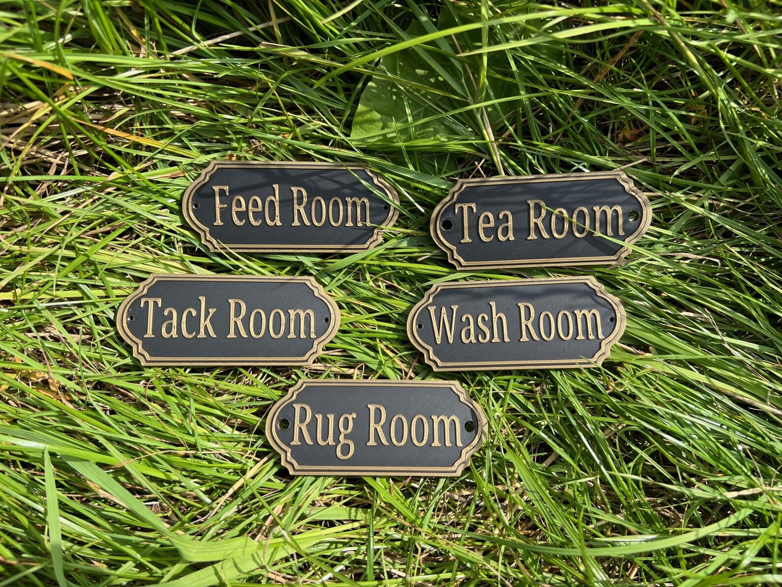 Tack Room, Feed Room, Rug, Tea, Wash Room, Yard Signs Riding School ...